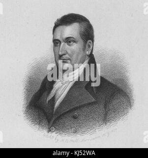 An engraving from a portrait of Major General Augustine Prevost, he was ...