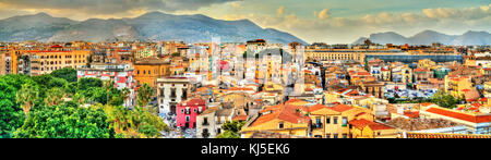 Houses, Panorama, Palermo, Sicily, Capital, Big City, Italy Stock Photo ...