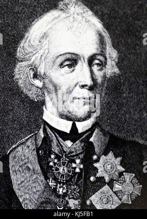 Alexander Suvorov (1729-1800). Russian military, Prince of Italy ...