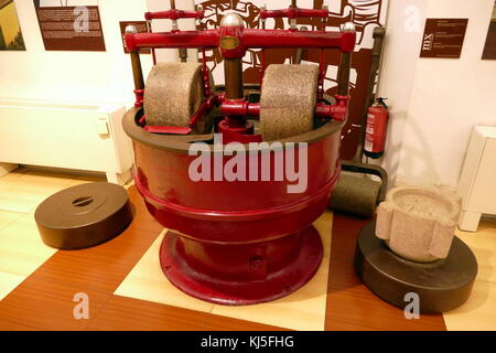 Metate (grinding stone) used to grind up corn and other types of grains ...