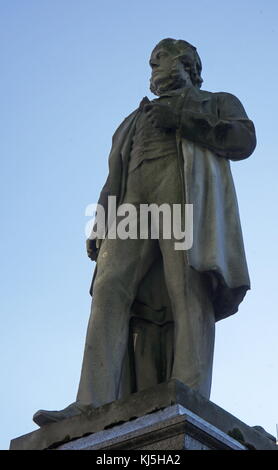 Statue of John Bright, 1811-1889. Quaker,British Radical and liberal ...
