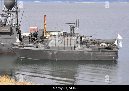 Dabur class Israeli navy patrol boat out at sea Stock Photo - Alamy