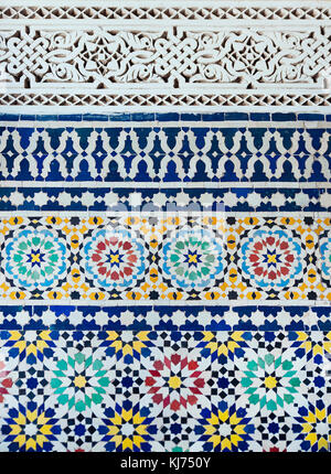 Geometrical colorful middle east tile Stock Photo - Alamy
