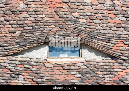 Sibiu eye, a small eye shaped attic windows in the rooftops of various ...