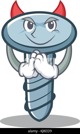 Angry screw character cartoon style Stock Vector Image & Art - Alamy