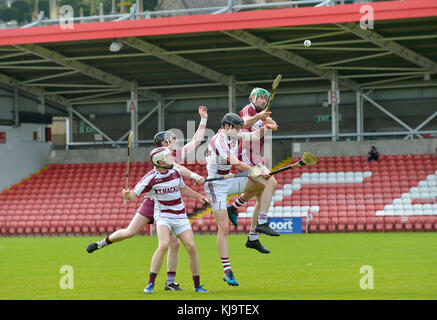 GAA hurling, Slaughtneill v Banagher, Celtic Park, Derry, Northern ...