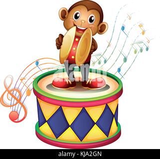 Play toy instruments isolated cartoon vector illustration. Baby ...
