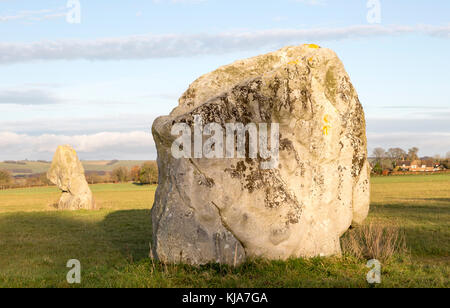 Adam and Eve standing stones, Longstone Cove, Beckhampton Avenue ...