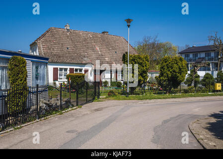 Chlopy village located on a Baltic Sea coast in Koszalin County, West ...