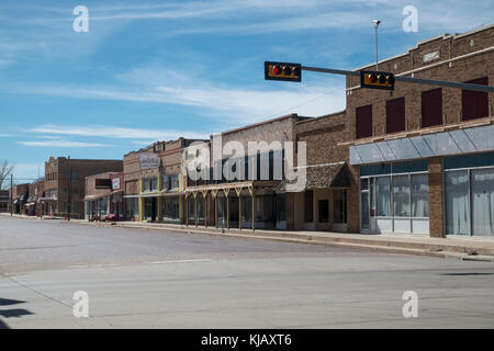Clarendon, Texas. Small town America. The streets of Clarendon ...