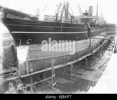 CS MacKay Bennett in Dry Dock, Halifax, Nova Scotia, Canada, between ...
