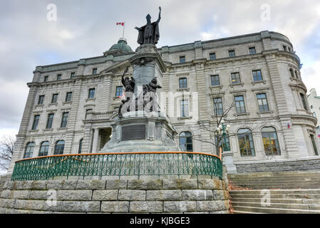 Francois de Laval Monument, the first Roman Catholic bishop of Quebec ...