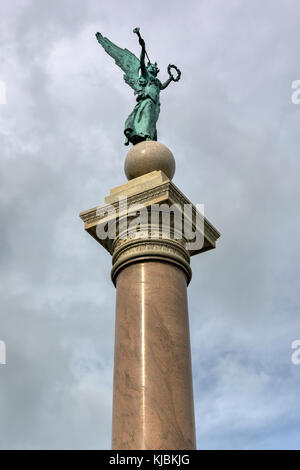Battle Monument, a large doric column monument located on Trophy Point ...