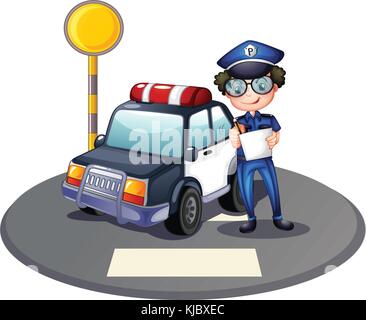 Blank Police Car Template