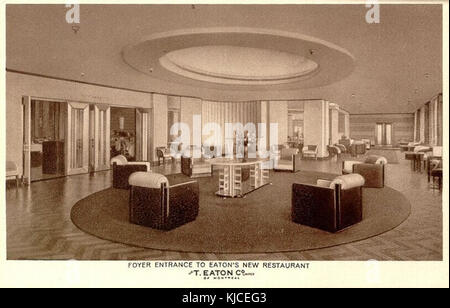 Foyer entrance to Eaton's new restaurant Stock Photo - Alamy