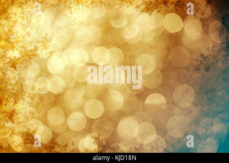 Magic vintage holiday glitter background with blinking stars and ice ...