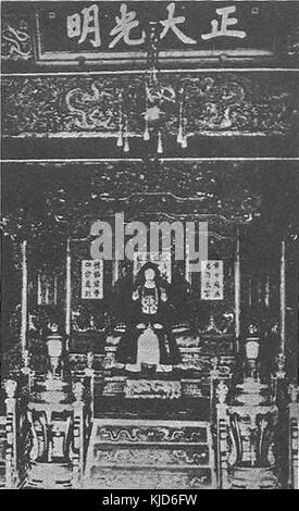 The Guang-Xu Emperor of Qing China on Throne Stock Photo - Alamy
