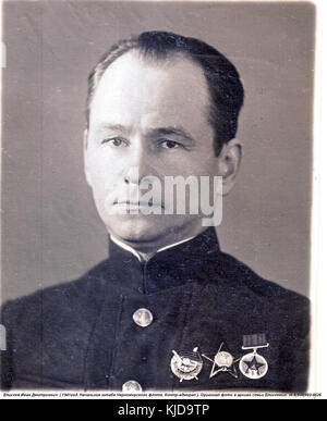 Eliseev Ivan Dmitrievich, rear admiral (1941 Stock Photo - Alamy