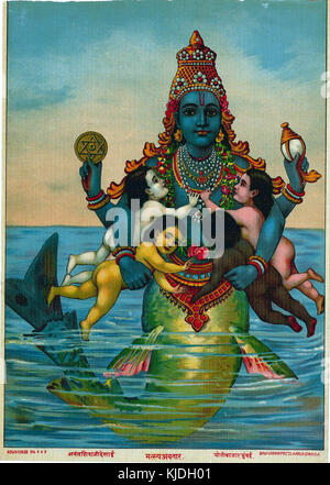 The Matsya Avatar Stock Photo - Alamy
