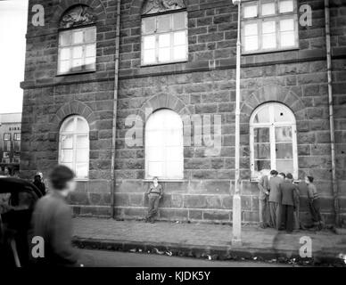 1949 althingi streetview 2 Stock Photo - Alamy