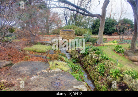 Gfp texas dallas arboretum small falls Stock Photo - Alamy