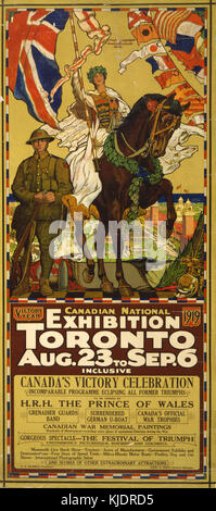 Canadian National Exhibition poster 1919 Stock Photo - Alamy