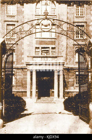 Peking University Red Building historic architecture in Beijing, China ...