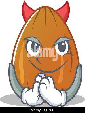 Angry almond nut character cartoon Stock Vector Image & Art - Alamy