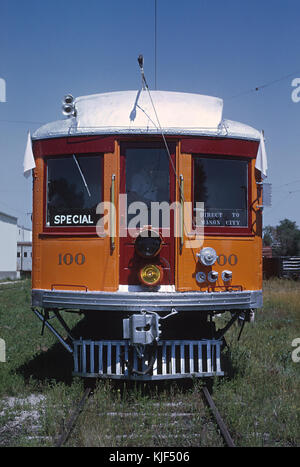 The Iowa Terminal Railroad Interurban Combine 100 is a historical ...
