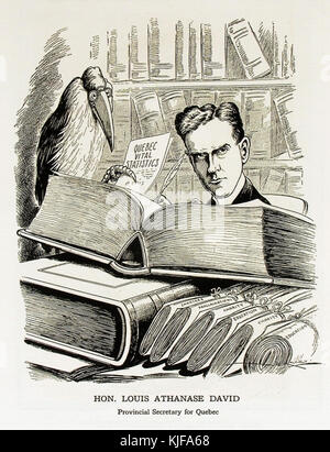 A portrait of Athanase David, a historical figure. The image captures ...