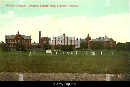 Mimico Asylum Postcard Stock Photo - Alamy