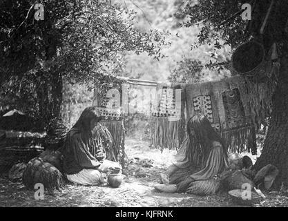 Native American Apache Indian women in cerimonial dress Stock Photo - Alamy