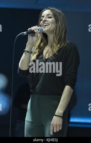 The singer Bebe during 'Diferentemente Iguales' presentation at ...