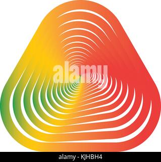 Triangle abstract vector icon Stock Vector Image & Art - Alamy