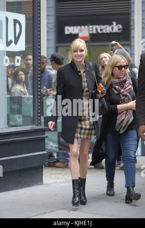 Anna Faris leaving AOL Build in New York Featuring: Anna Faris Where ...