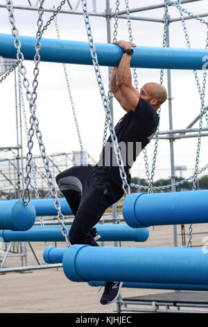 Alpha Warrior Professional Athletes ran the 32-obstacle battle rig ...