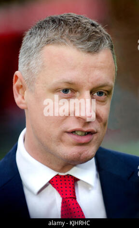 Steve Reed, Labour MP for Croydon North, leaves flowers outside Croydon ...