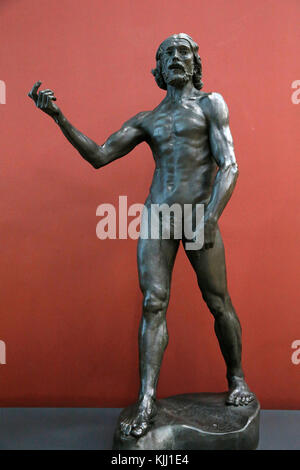 John the Baptist Sculpture by Auguste Rodin at Glenkiln Sculpture Stock Photo - Alamy