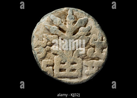 Ancient Indian Coin Stock Photo - Alamy