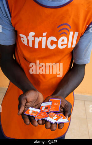 Sim card vendor. Uganda Stock Photo - Alamy