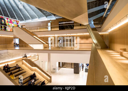 The Design Museum, London, interior with mezzanine and different ...