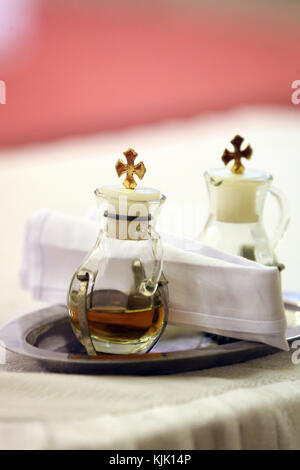 Dalat cathedral. Pair of cruets. Catholic mass. Dalat. Vietnam. | usage ...