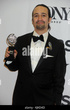 NEW YORK, NEW YORK - JUNE 08: Lin-Manuel Miranda attend the 78th Annual ...