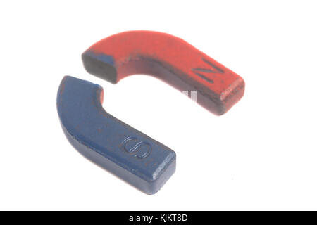 Broken magnet isolated on white Stock Photo - Alamy