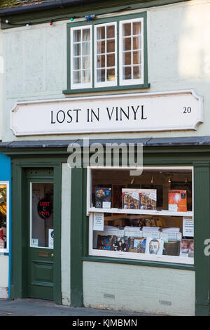 Old vinyl record shop in Rye England 2015 Stock Photo - Alamy