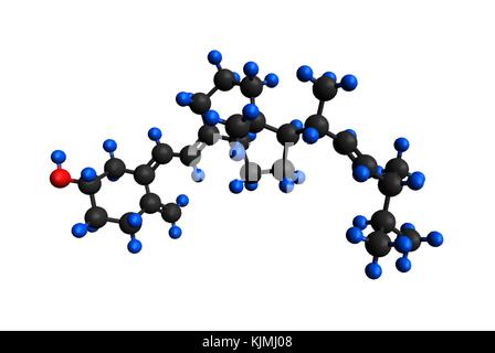 Vitamin D2 (Ergocalciferol) 3D molecular model Stock Photo - Alamy