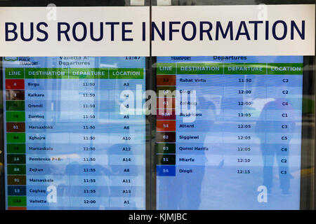 bus timetable information screen at bus stop with system fault unable ...