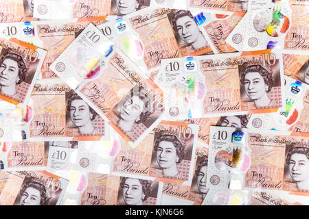 The new 10 pound note a modern Polymer banknote which will decrease ...