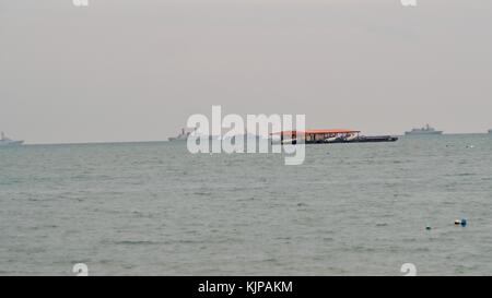 50th anniversary ASEAN International Fleet Review 2017 Navy ships in ...