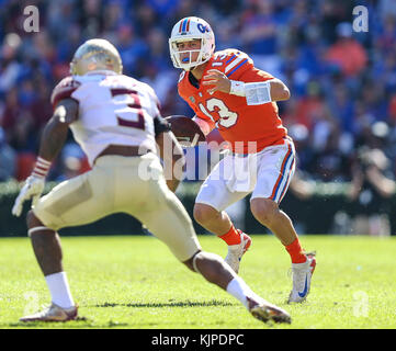 Florida, USA. 25th Nov, 2017. Florida State Seminoles defensive back ...